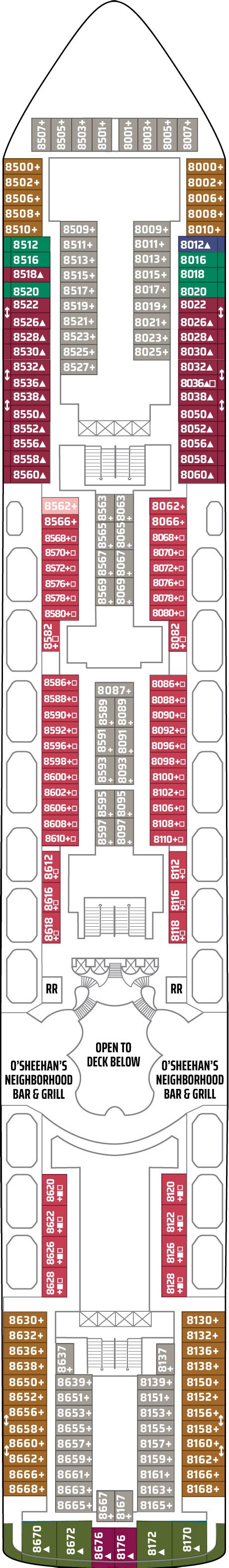 Deck Plans Norwegian Dawn Planet Cruise