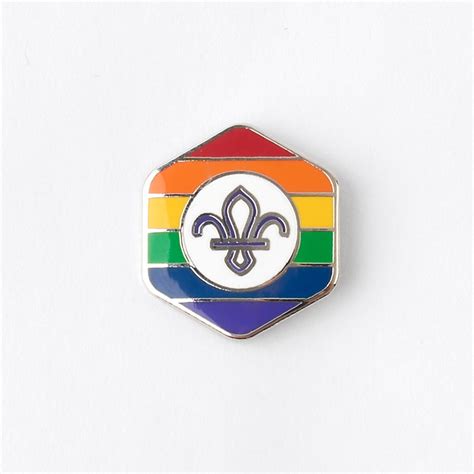 Scout Pride Pin Badge Rainbow Flag Scout Store