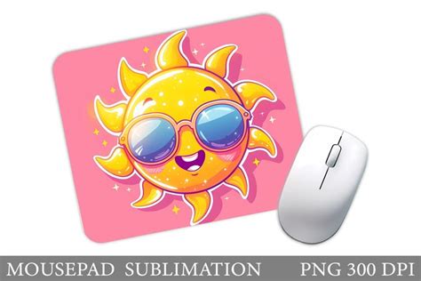 Cute Sun Mouse Pad Design Positive Sun 3952564