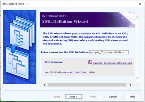 informatica powercenter xml transformation xml source qualifier xml