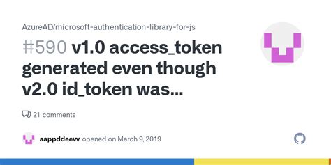 V Access Token Generated Even Though V Id Token Was Created Issue Azuread