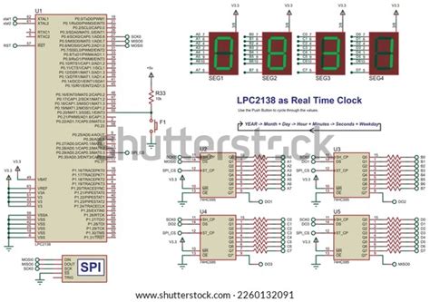 Vector Electrical Schematic Diagram A Realtime Stock Vector Royalty Free 2260132091 Shutterstock