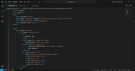 Divya Tripathi On Linkedin Webdevelopment Internship Weatherapp Frontenddevelopment Html Css