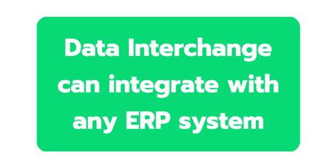 EDI Integrations For ERP Users Data Interchange