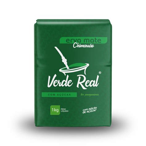 Erva Mate Com Açúcar 1kg Verde Real Verde Real Erva Mate