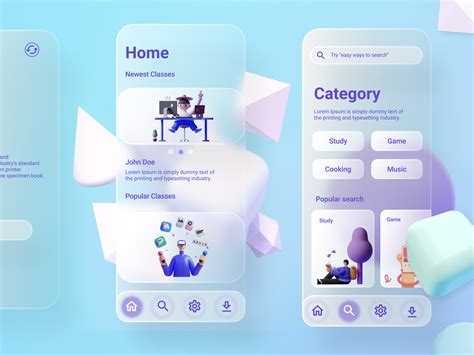 Dribbble Glassmorphism By Addwebsolution