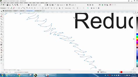 Corel Draw Tips Tricks Nodes Reduce And More Info Part YouTube