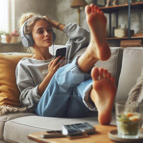 Pretty Girl Relaxing On The Couch 6 By Gekopvoeten31 On Deviantart