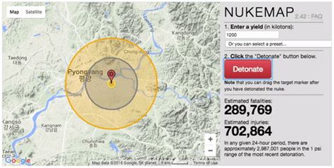 Simulate The End Of The World With This Interactive Map Of U S Nuclear Targets