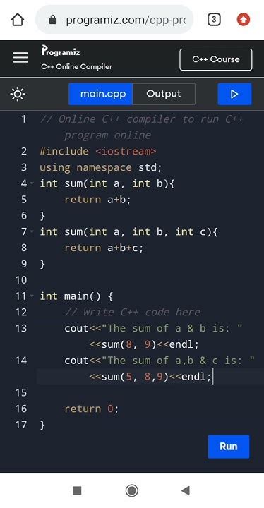 Concept Of Function Overloading In C Coding Trending Youtube