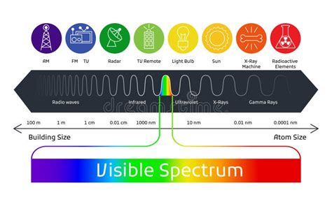 Visible Light Spectrum Wavelength Stock Illustrations 270 Visible Light Spectrum Wavelength