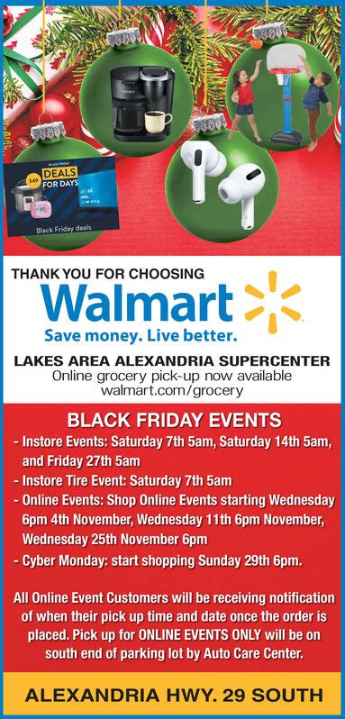 Saturday November Ad Walmart Alexandria Echo Press Worksheets Library