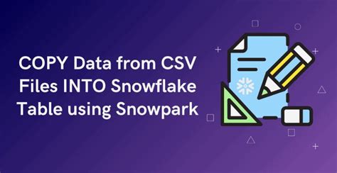 thinketl on linkedin how to copy data from csv files into snowflake
