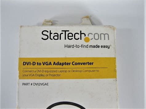 Startech Dvi D To Vga Active Adapter Converter Cable 1920 X 1200 Dvi2vgae Max Marine Electronics