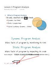 Lesson Program Analysis Pdf Lesson Program Analysis Wednesday May