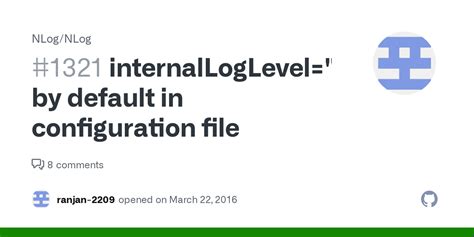 internalloglevel off by default in configuration file · issue 1321