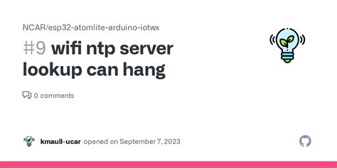 Wifi Ntp Server Lookup Can Hang Issue NCAR Esp Atomlite Arduino Iotwx GitHub
