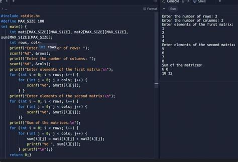 Ishika On Linkedin 100daysofcode 100daysofcode Cprogramming Matrixoperations