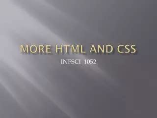 PPT HTML And CSS PowerPoint Presentation Free Download ID 8932922