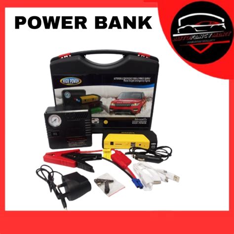 Power Bank Jump Starter Mah Set Lazada