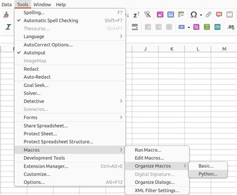 Write Custom Formulae In Libreoffice Calc With Python Dev Community