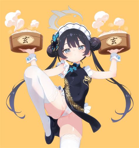 Mutsuse Kisaki Blue Archive Blue Archive Highres 1girl Armpits