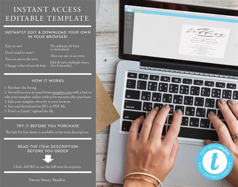 Printable Address Label Template Instant Download Templett Etsy