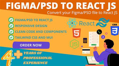 Convert Psd And Figma To React Js Using Tailwind Css By Samiul Islamt Fiverr