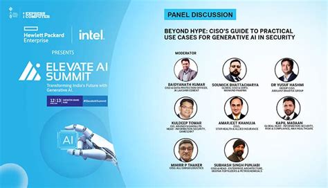 panel discussion beyond hype ciso s guide to practical use cases for