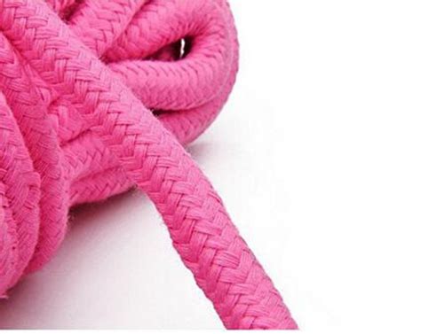 Corda Fetish Shibari Bdsm De 5 Metros Na Cor Rosa Loja Pimenta