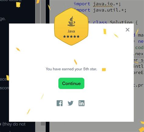navya bade on linkedin java 5star java hackerrank