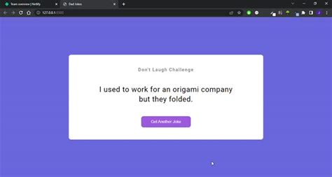 Jignesh Trivedi On Linkedin Completed Jokes Generator Assignment Deployed