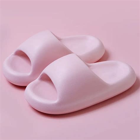 Breakj Platform Pillow Slippers For Women Summer Beach Soft Sole Eva
