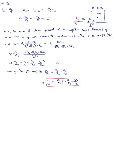 232 The Inverting Circuit With The T Network In The Feedback Is