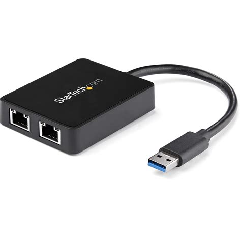 Buy Usb 3 0 To Dual Port Gigabit Ethernet Adapter W Usb