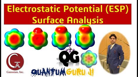 Electrostatic Potential Esp Surface Calculations And Analysis Youtube