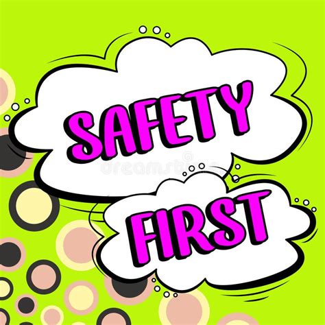 Handwriting Text Safety First Internet Concept Avoid Any Unnecessary Risk Live Safely Be