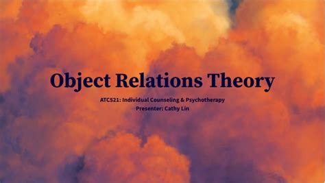 Object Relations Theory