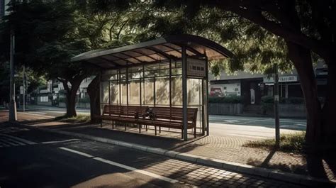 공원 벤치는 버스 정류장 앞에 배치 버스 정류장 니시바니시 구 고베시 Hd 사진 사진 배경 일러스트 및 사진 무료 다운로드 Pngtree