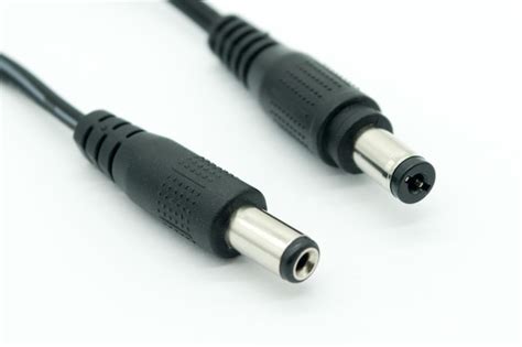 Premium Photo Dc V Cable Closeup View