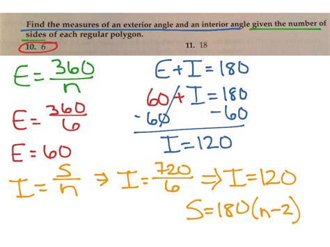 Angle Sum Of Polygons Math Showme