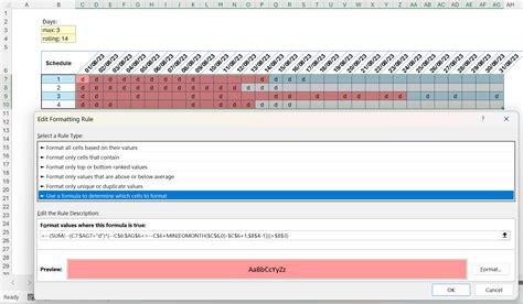 Excel Conditional Formatting To Highlight Sections In A Table Stack Overflow
