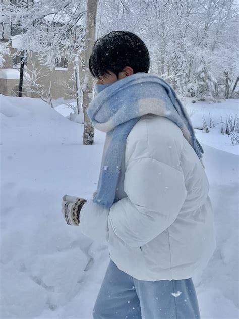 센트마켓 Snowflake Long Check Muffler 스노우플레이크 롱 체크 머플러 위시버킷