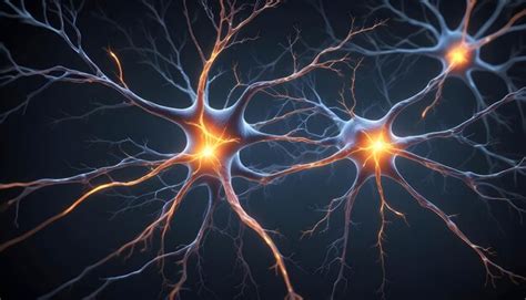 Neural Network Connections Illustrating Synapse And Brain Activity Neurons And Neurogeneis