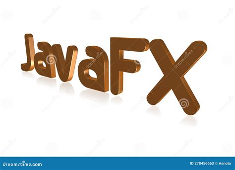 Programming Term Javafx Java With Ria 3d Image Stock Illustration Illustration Of