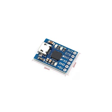 Buy CP2102 Micro USB To UART TTL Module 6Pin Serial Converter UART STC Replace FT232 Online At