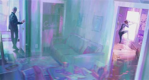 Spider Verse Spider Gwens Room Concept Art By Dean Gordon Rspidergwen