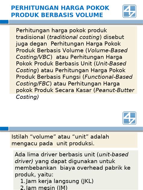 Perhitungan Hpp Berbasis Volume Pdf