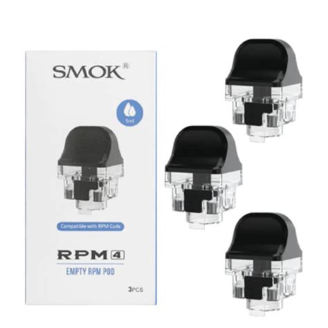 Smok Rpm4 Empty Rpm Pod 3pcs Puffland