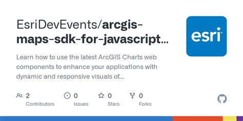 Github Esrideveventsarcgis Maps Sdk For Javascript Charts Components Ds 2024 Learn How To